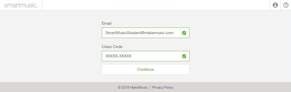 Creating An Account And Joining A Class SmartMusic